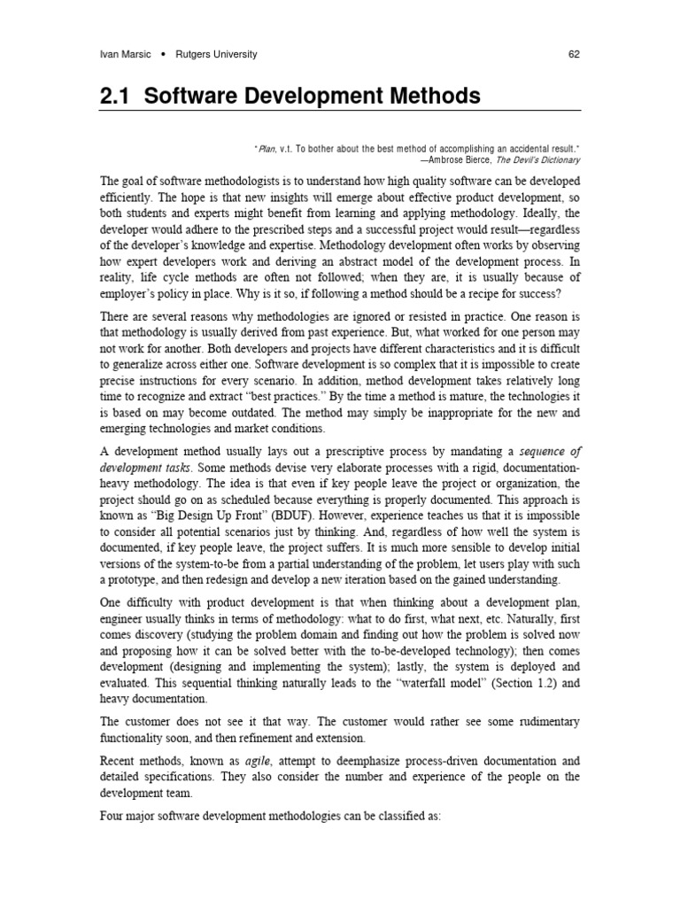 Microsoft Word - v2.p1-SE Chapter 2.1 | PDF | Agile Software Development | Computer Security