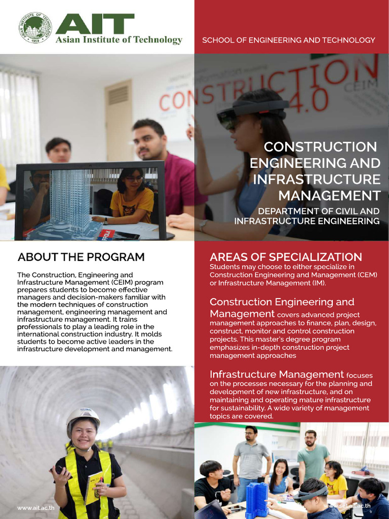 AIT SET CEIM Brochure - 2023 | PDF | Academic Degree | Engineering