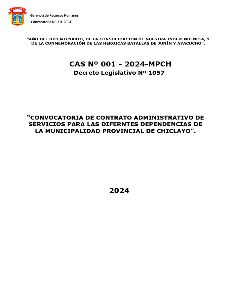 Bases Cas 001 - 2024 | PDF
