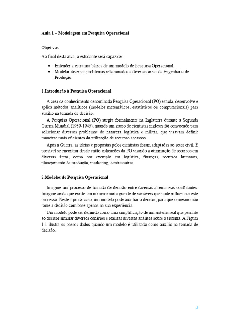 Aula 01 PO1 - Modelagem | PDF | Métodos e Materiais de Ensino | Computadores