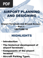 Airport Terminal Design and Planning Guide | PDF | Airport | Aircraft