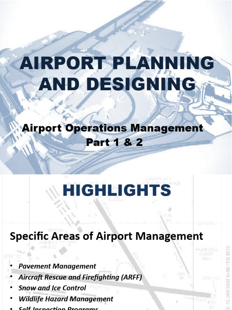 Airport Planning and Designing Lecture 9 | PDF