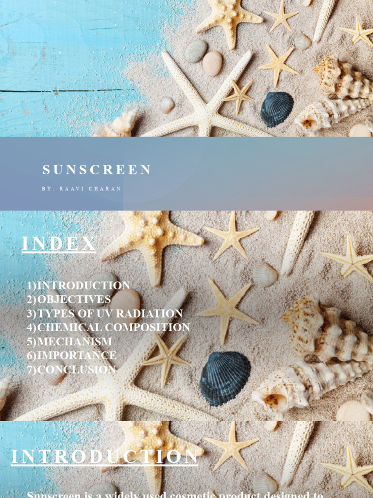 Sunscreen Project Pdf Sunscreen Ultraviolet