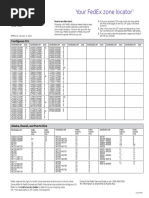Postal Zone Chart for Shippers | PDF | Computers