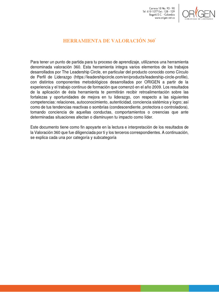 Instructivo 360 - LPT III - ORIGEN | PDF