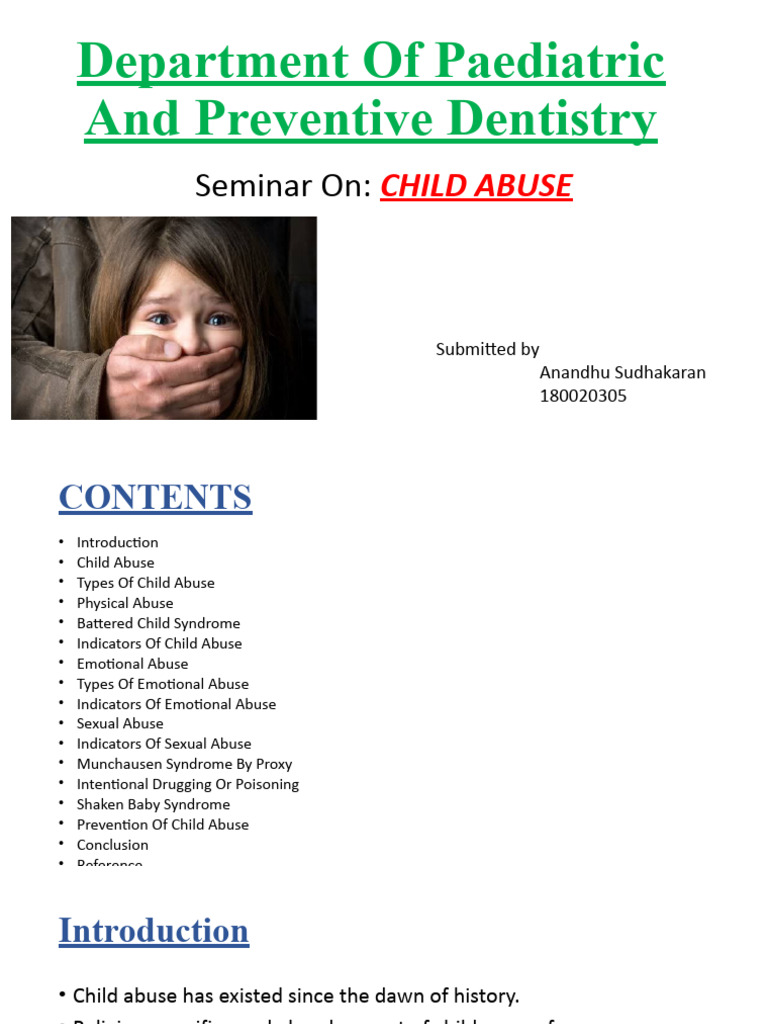 Pedo Seminar | PDF | Child Abuse | Injury
