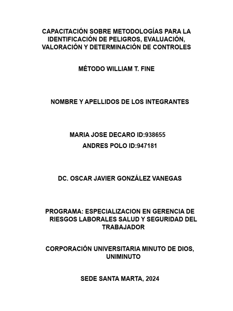 Método William T. Fine | PDF