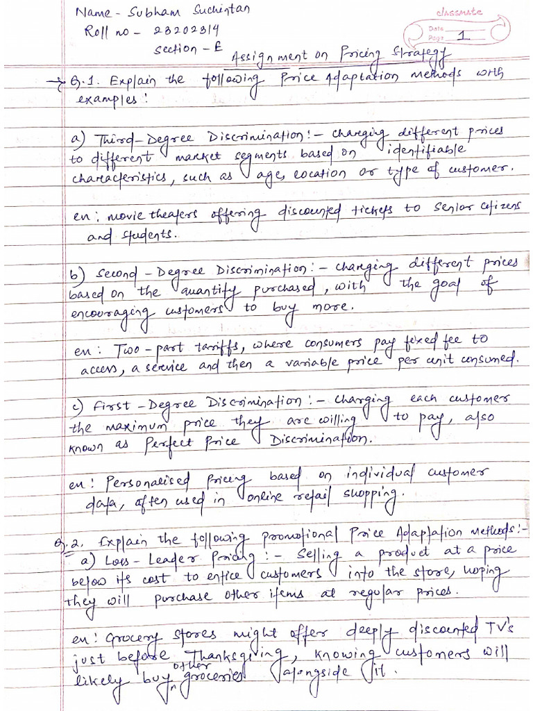 Subham Suchintan - 23202314 - Marketing Assignment 5 | PDF