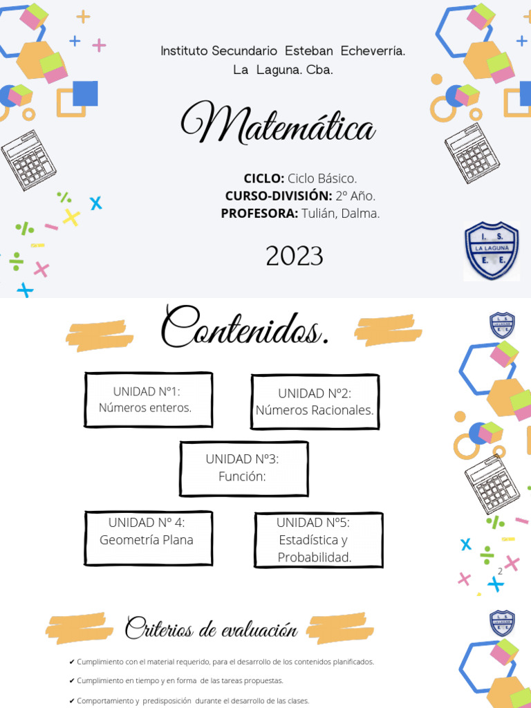 CUADERNILLO SEGUNDO 2023 | PDF | Números | Exponenciación