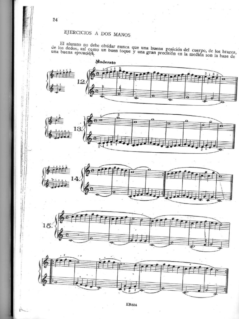 Beyer 12 A 15 y Czerny N° 1 y 2 | PDF