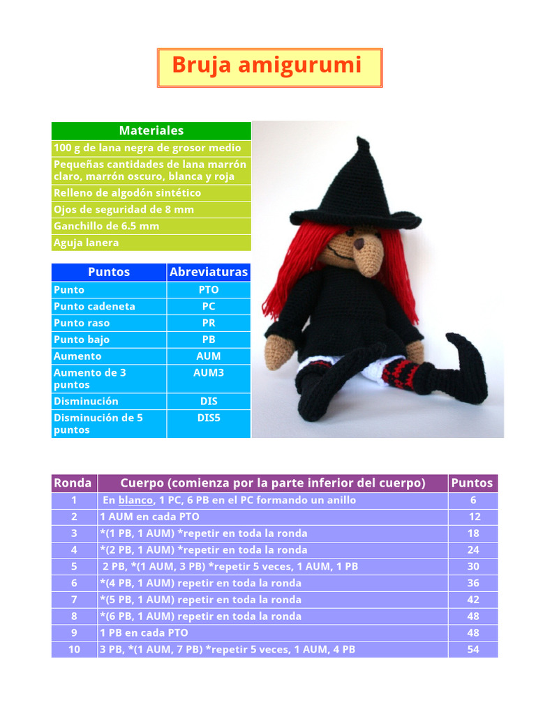 BRUJA | PDF | Amigurumi