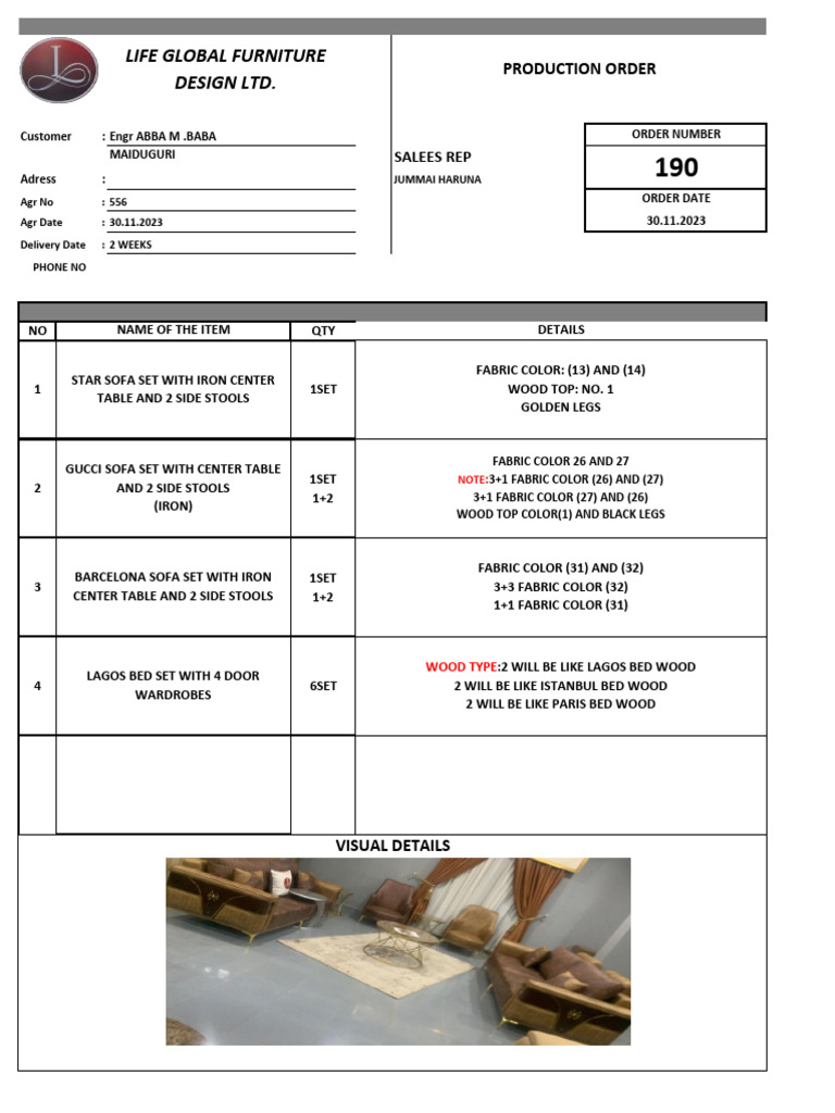 Order 190 Pdf