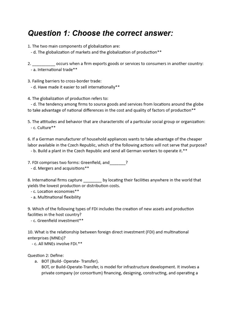Final Exam 2023-11 - Answer | PDF