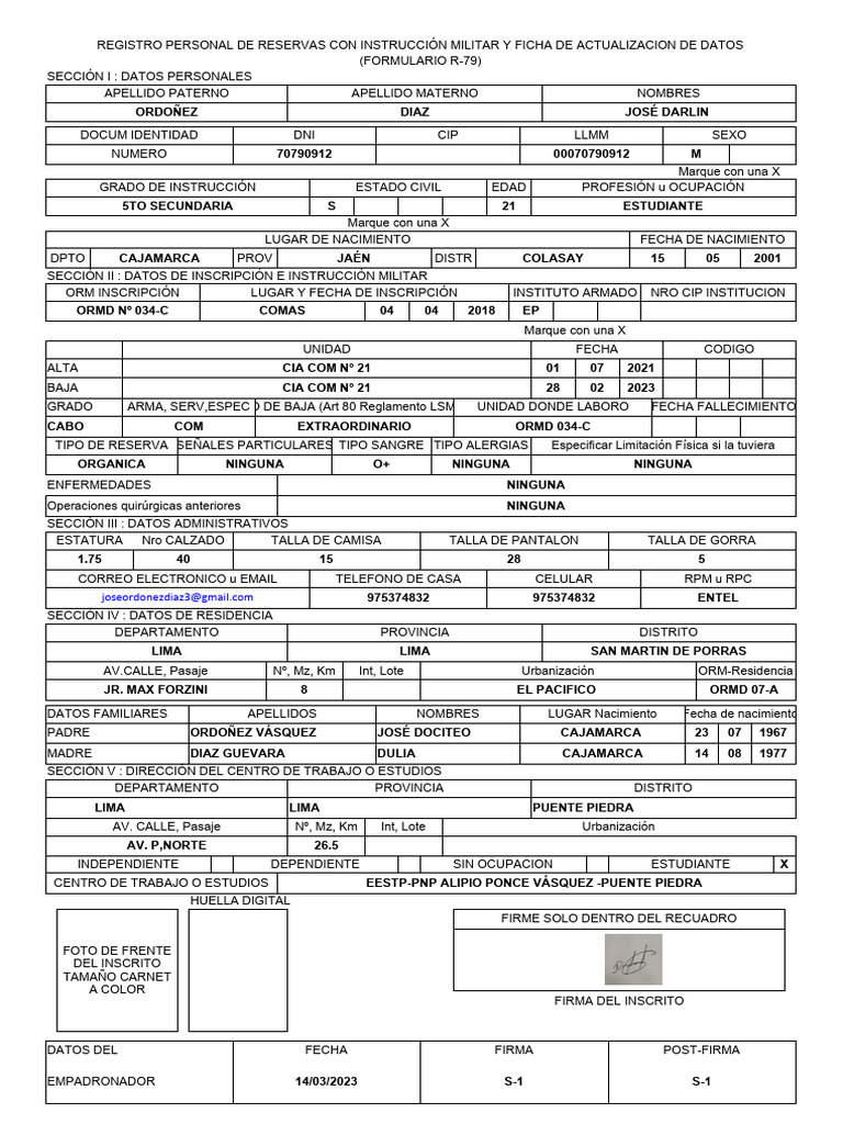 Formularios R-79 Prom Jul 24 | PDF