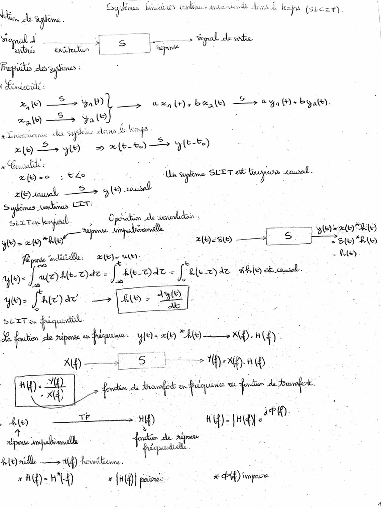 TNS Résumé + TD | PDF