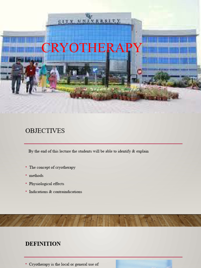 Cryotherapy | PDF | Peripheral Neuropathy | Vasodilation