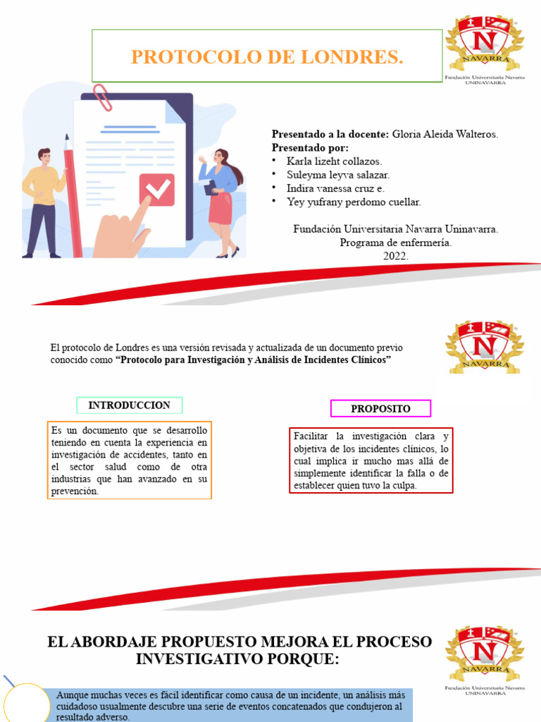 Protocolo Londres: Análisis Clínico | PDF | Medicina CLINICA