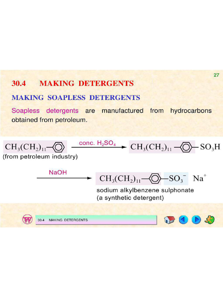 Making of Soapless Detergent | PDF