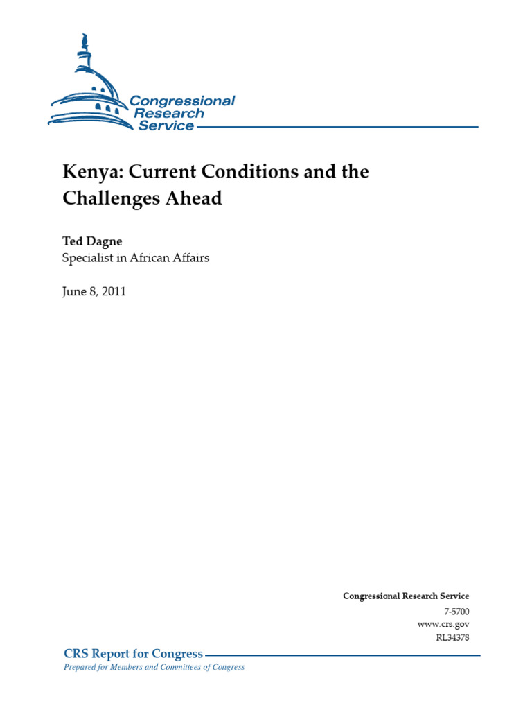 Kenya Current Condition and Challanges Ahead | PDF | Kenya | Government