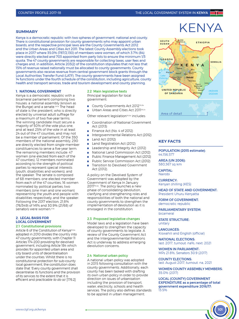 Kenya Structure | PDF