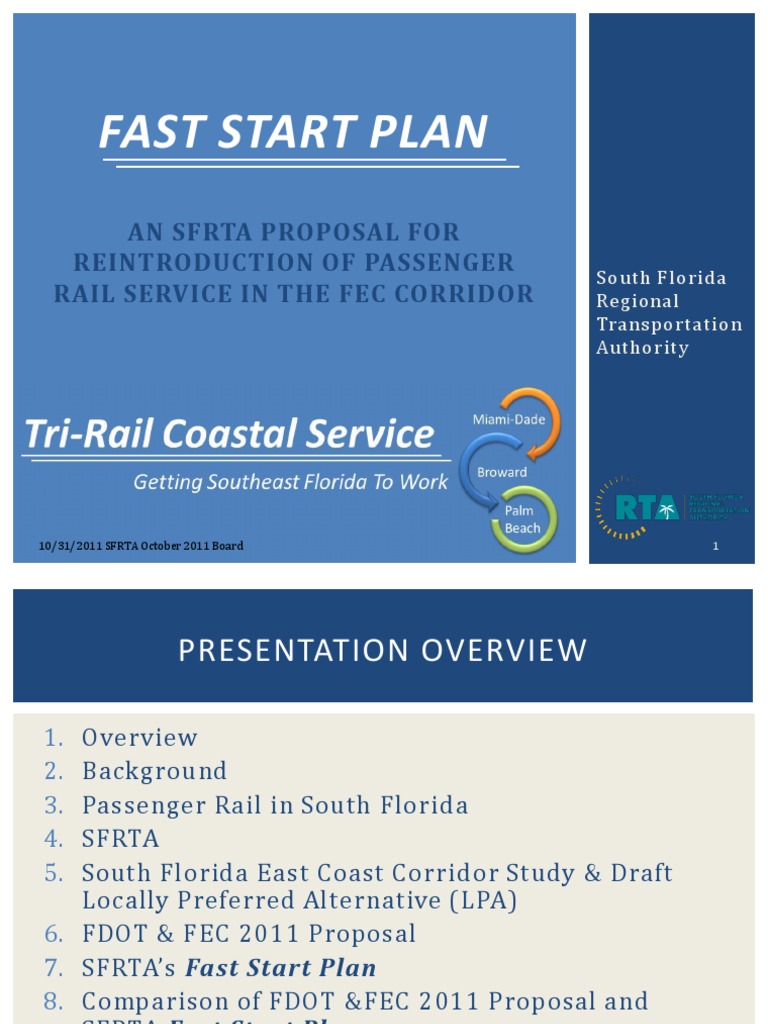 FEC Prospectus Board 102811 v2 | PDF | Rail Transport | Transportation ...