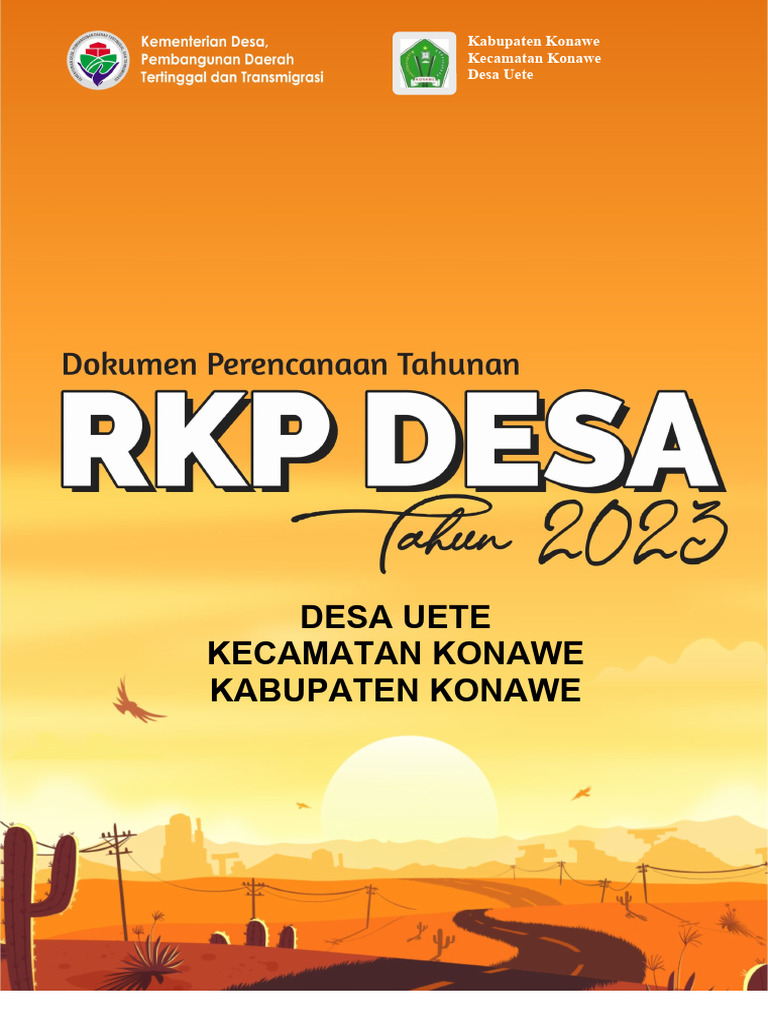 00.1. Dokumen RKP Desa Tahun 2023 | PDF