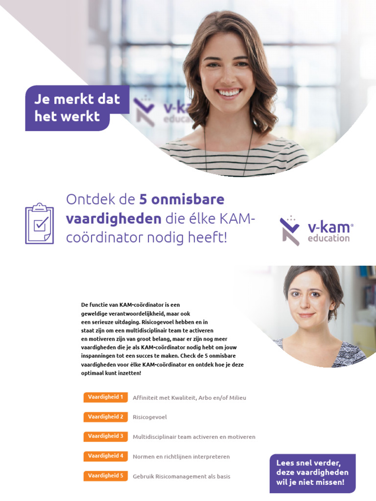 Gratis Ebook 5 Onmisbare Vaardigheden KAM Coördinator | PDF