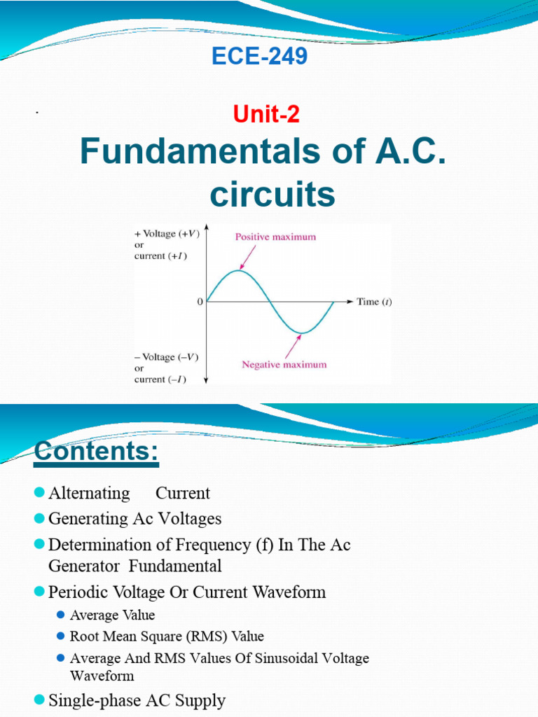 Lecture77_12284_AC circuits | PDF
