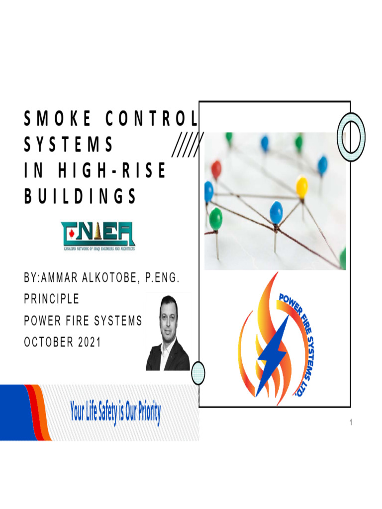 SMOKE CONTROL SYSTEM IN HIGH RISE BUILDINGS Rev1 | PDF | Elevator | Stairs