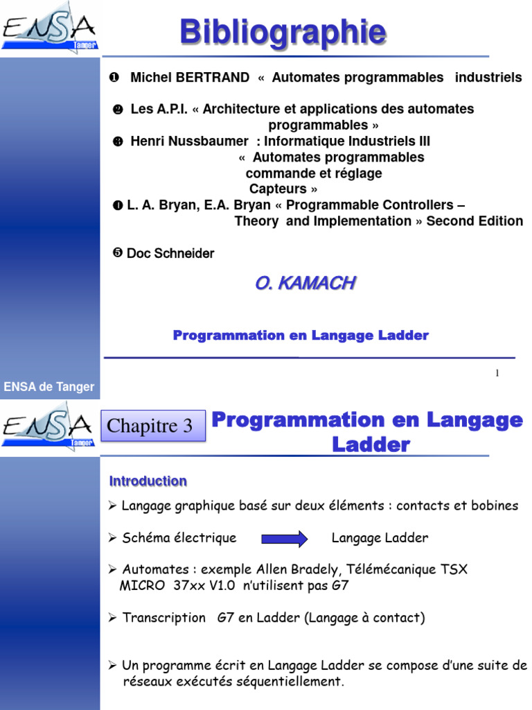Langage Ladder Pdf électrotechnique Génie Logiciel
