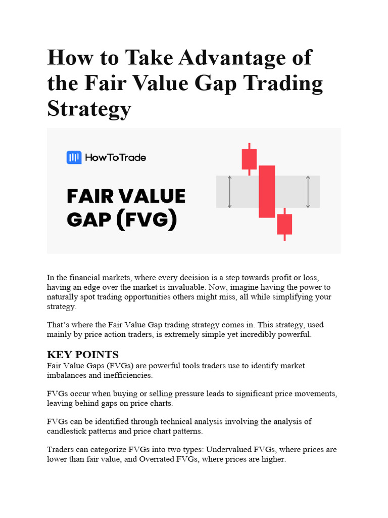 Fair Value Gap Trading | PDF | Market Trend | Market (Economics)