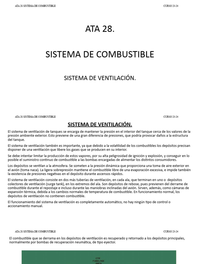 03.ATA 28.sistema de Ventilación. | Descargar gratis PDF | Ventilación (Arquitectura) | Tanques
