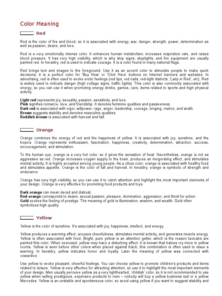 EOD Color - Meaning | PDF | Electromagnetic Spectrum | Image Processing