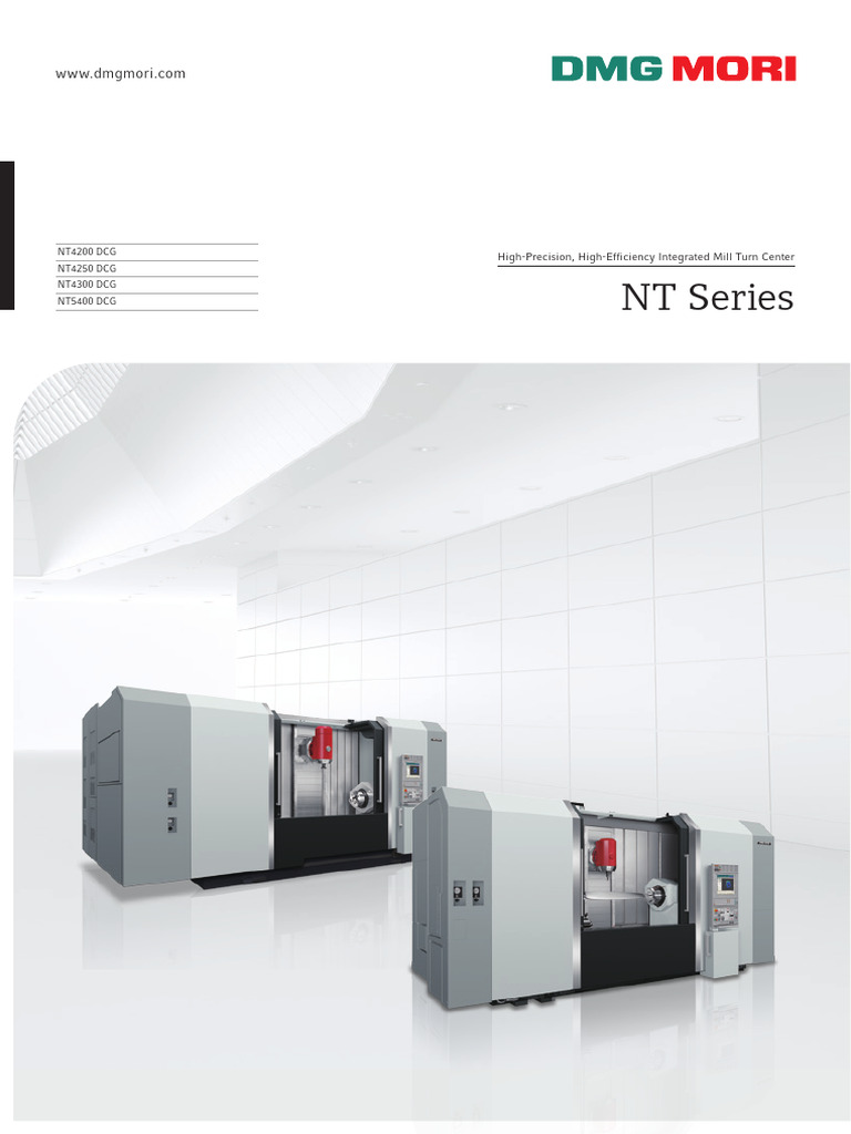DMG MORI NT Series Overview | PDF | Machining | Coolant