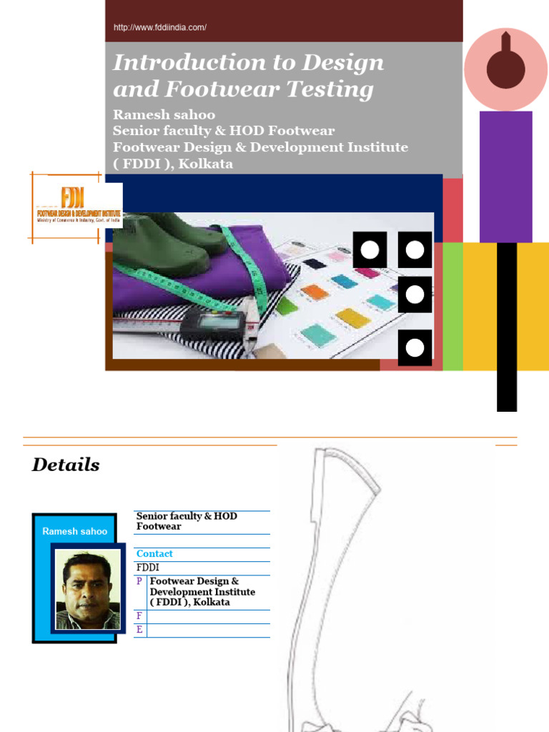 Introduction To Design and Footwear Testing | PDF | Shoe | Softlines ...