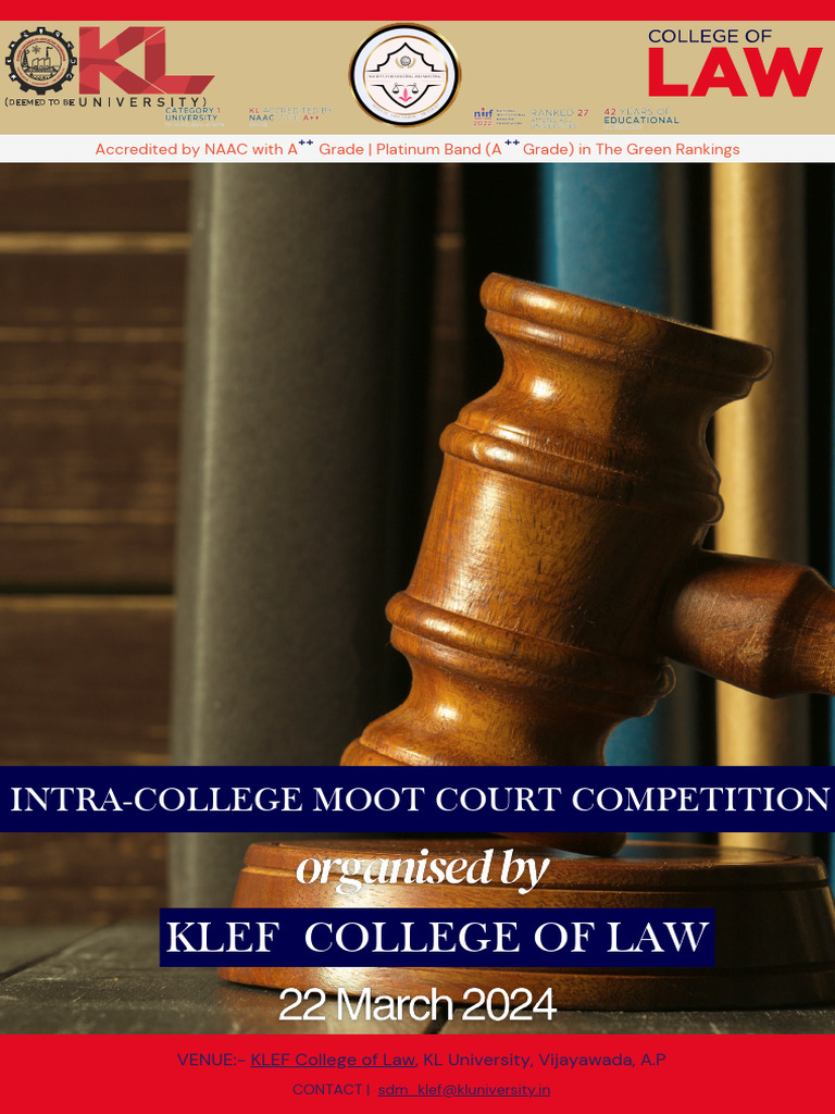 Brochure Intra-College Moot | PDF