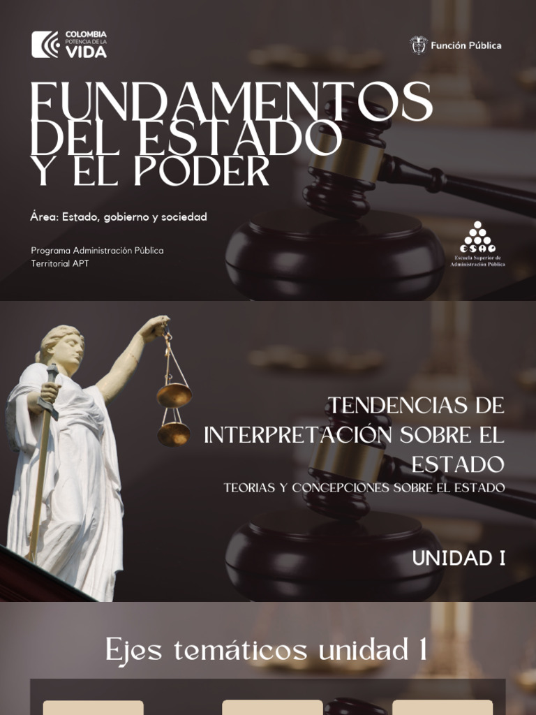 Unidad 1 de Fundamentos Del Estado y El Poder | PDF