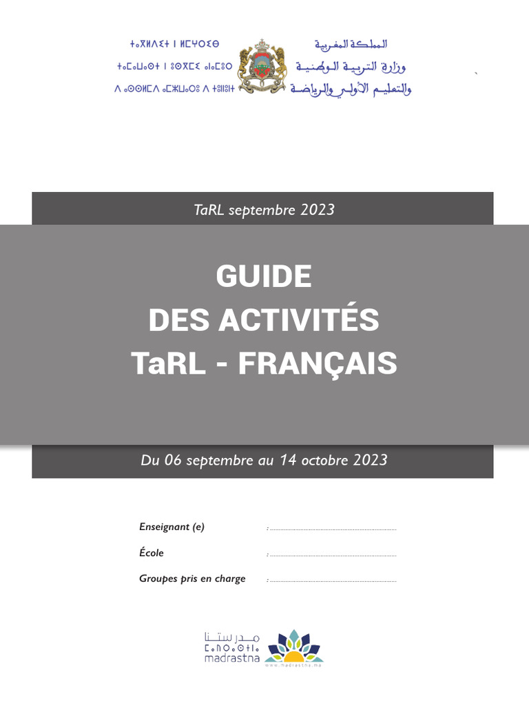 Cahier Journal Francais | PDF
