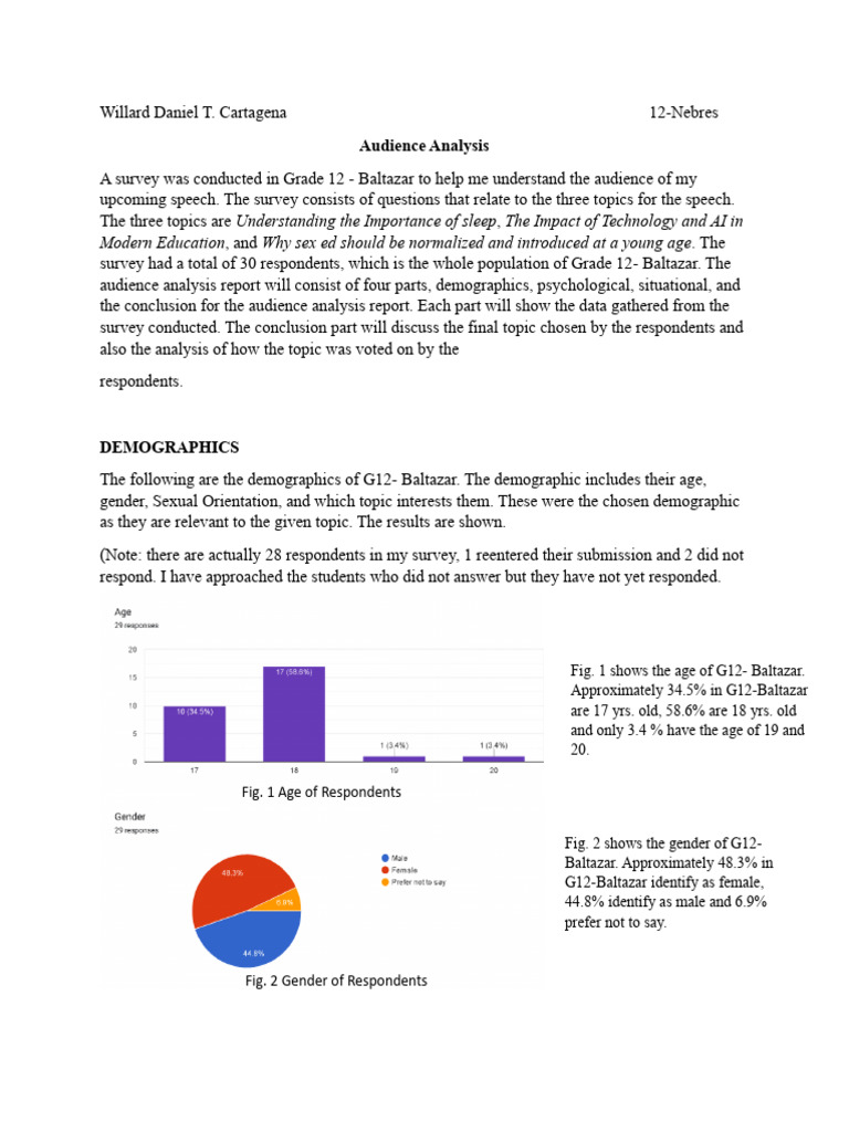 Audience Analysis | PDF