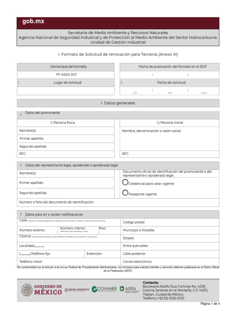 FF Asea 047 | PDF | México | Ciudad de México