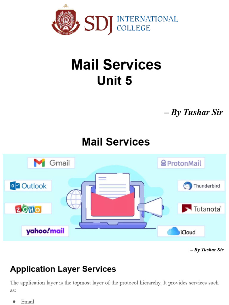 Mail Services | PDF