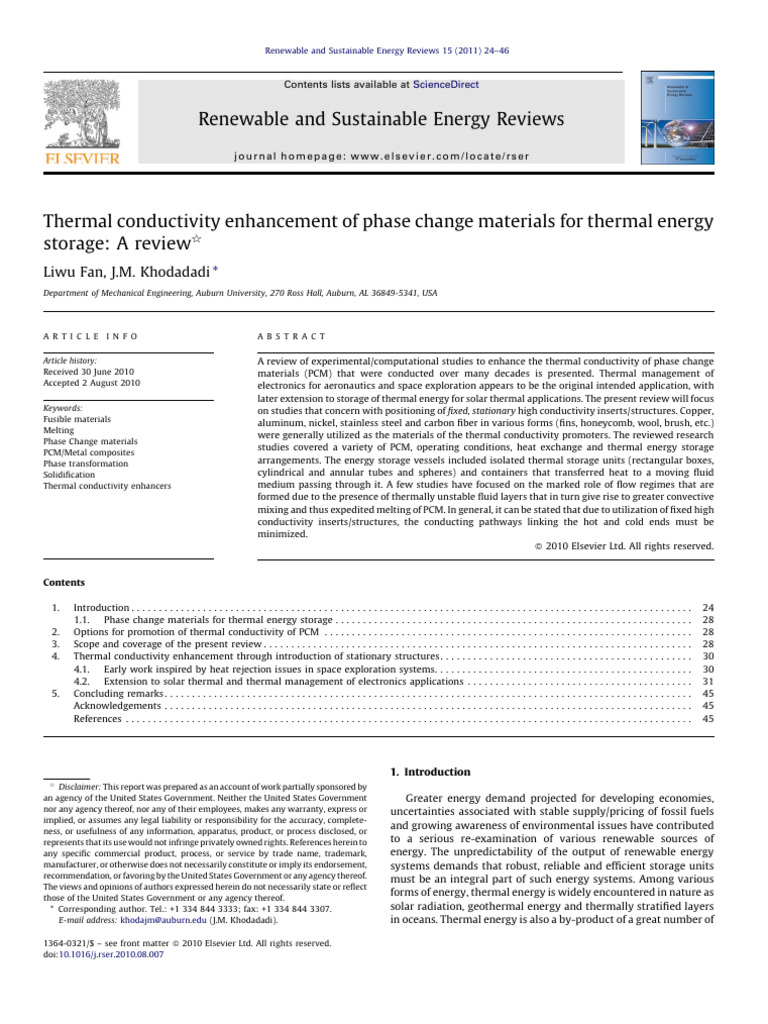 2010 - Liwu Fan - Thermal Conductivity Enhancement of Phase Change ...