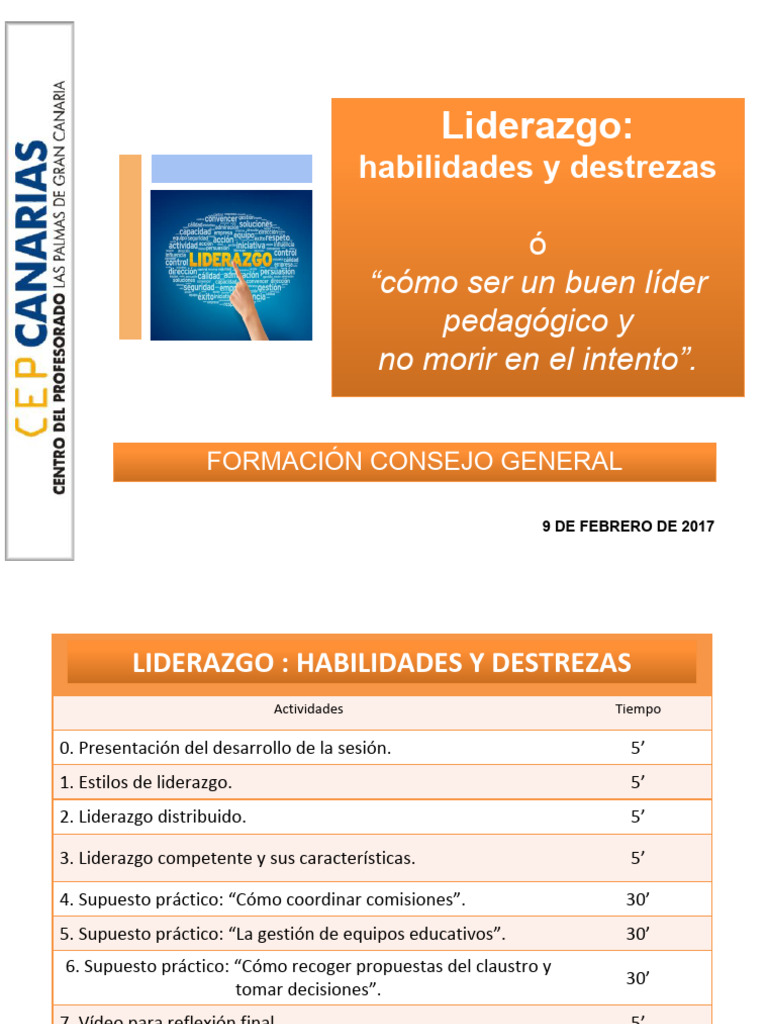 Liderazgo - Habilidades y Destrezas | PDF