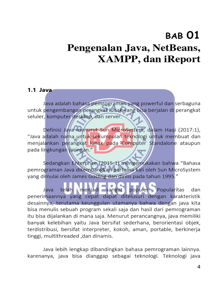 File 10 Bab I Pengenalan Java | PDF
