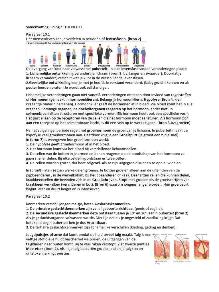 Biologie Samenvatting | PDF