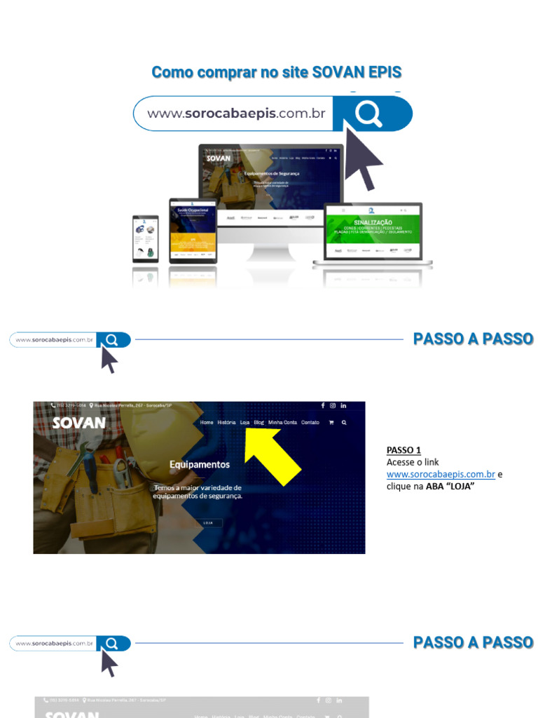 Guia de Compra no SOVAN EPIS | PDF | Computadores