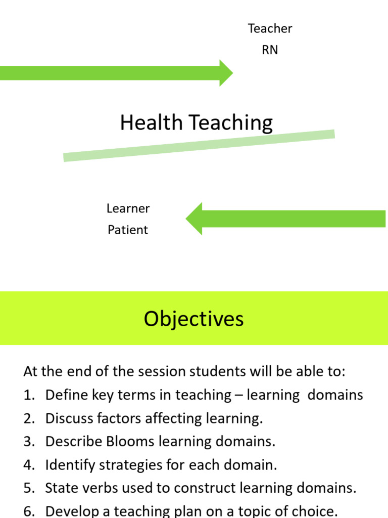 Health Teaching Pdf