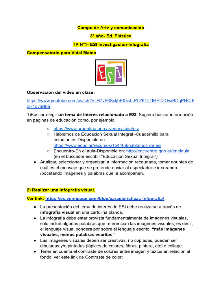 Ed. Plastica 3°-Compensatorio 1° Cuat. | PDF | Infografia | Imagen