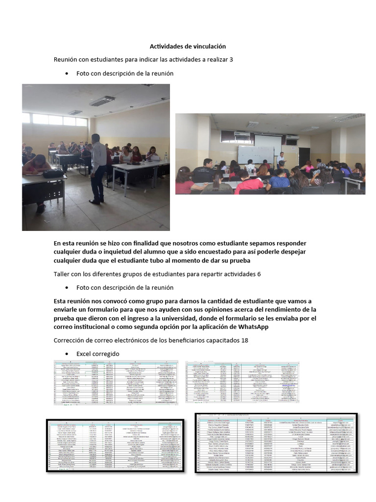 Actividades Proyecto Construyendo Destino | PDF