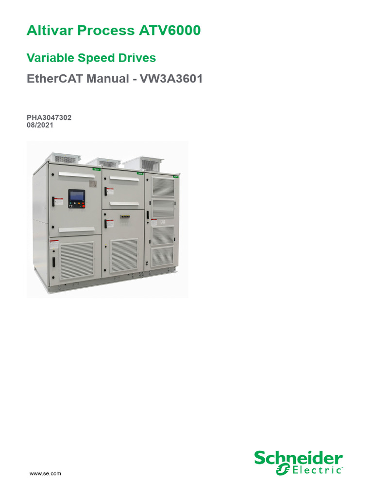 ATV6000 EtherCAT Manual EN PHA30473 02 | PDF